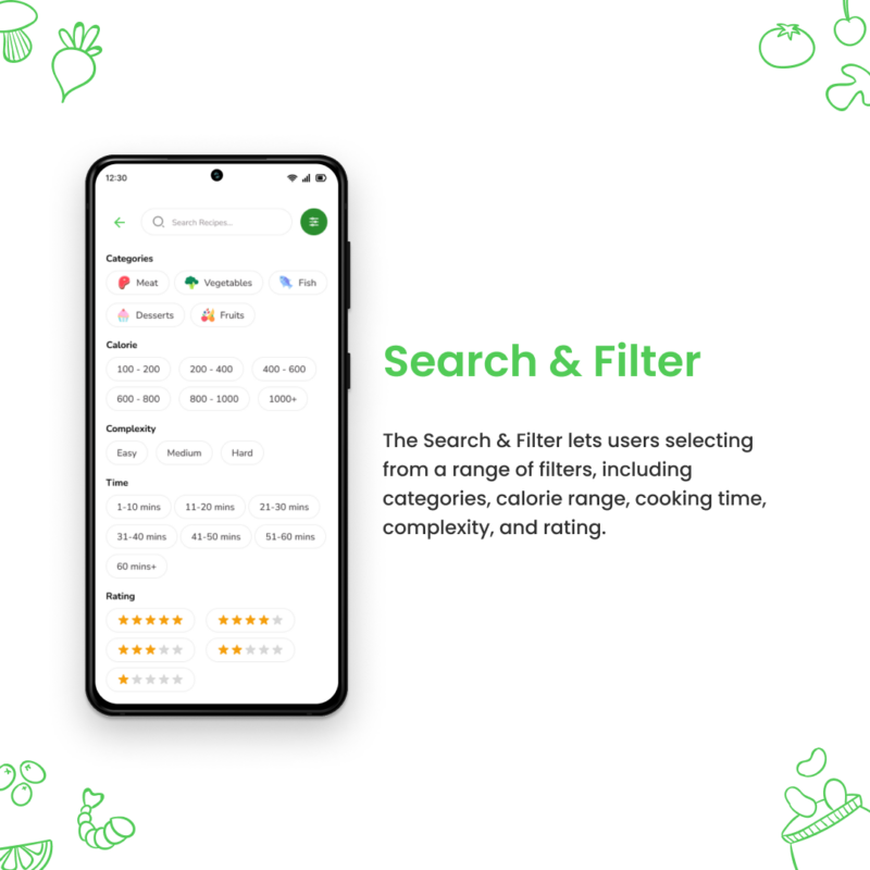 Conceptualizing ideas and sharing the high-fidelity Meal Planner App UI ...